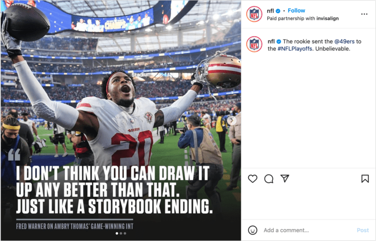 Top NFL Sponsorships on Social in 2021-22 Regular Season - Zoomph